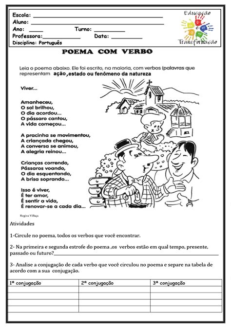 Atividades De Verbos Ano Librain