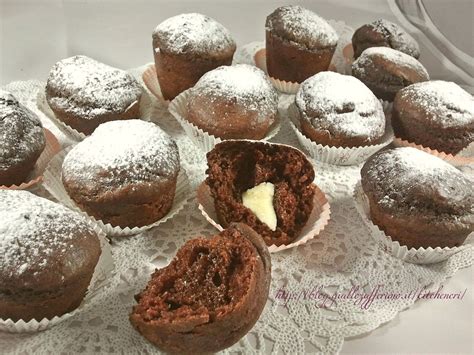 Muffin Al Cacao Con Cuore Di Cioccolato Bianco Ricetta Golosa