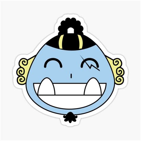 One Piece Jimbei Smile Sticker For Sale By Kobmamba Redbubble