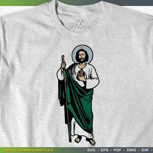 San Judas SVG St Jude Thaddeus Religious SVG Files For Cricut And