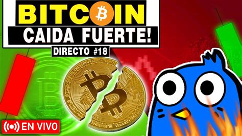 BITCOIN CAIDA FUERTE Teníamos Razón Proyección y Análisis de