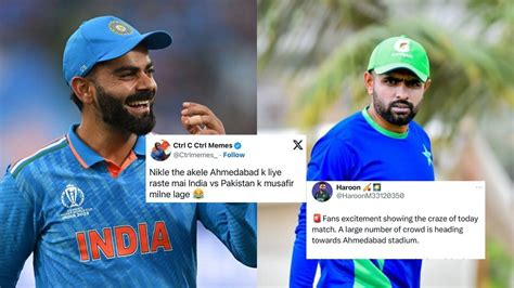 India Vs Pakistan Fans Cant Keep Calm As Men In Blue Gear Up For The