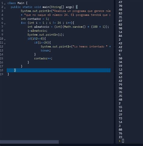 JAVA BUCLE Generar números pares aleatorios del 0 al 100 y que no acabe