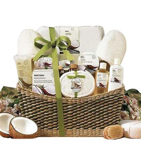 Vanilla Luxury Spa T Basket Gourmet T Baskets Spa T Basket Luxury T Basket