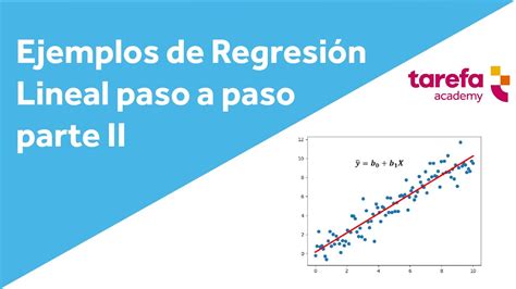 Regresión lineal ejemplos resueltos Parte II YouTube