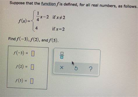 suppose that the function f is defined for all real numbers as follows f x x 2 zuoti pro