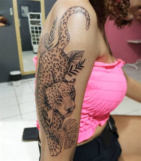 Tatuagem de onça 60 fotos para se inspirar e escolher um desenho lindo