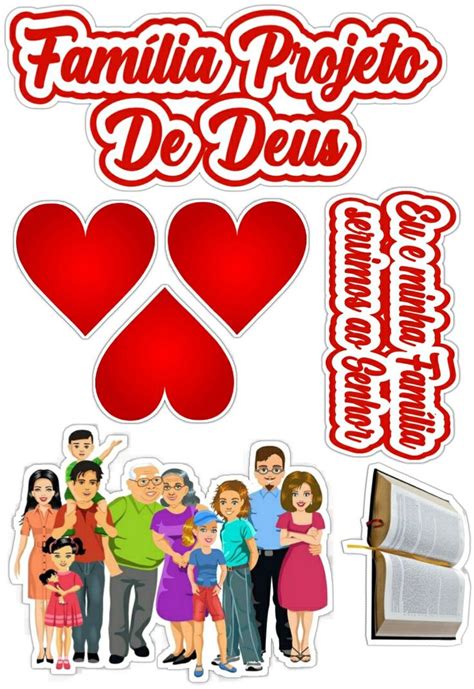 Topo De Bolo Familia Projeto De Deus Familia Projeto De Deus Semana