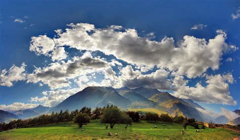 Fondos de pantalla luz de sol paisaje montañas colina naturaleza