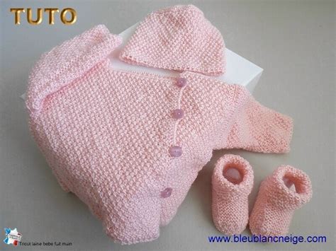 FICHE TRICOT BEBE à télécharger layette BB tuto avec photo