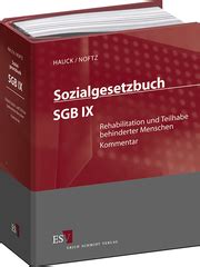 Sozialgesetzbuch SGB IX Rehabilitation Und Teilhabe Behinderter