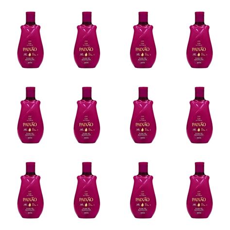 Paixão Flor de Baunilha Loção Hidratante 200ml Kit C 12 Submarino