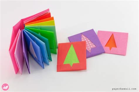 Origami Christmas Tree Envelope Tutorial Gift Book Paper Kawaii