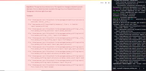 pandas profiling page 3 🧩 custom components streamlit
