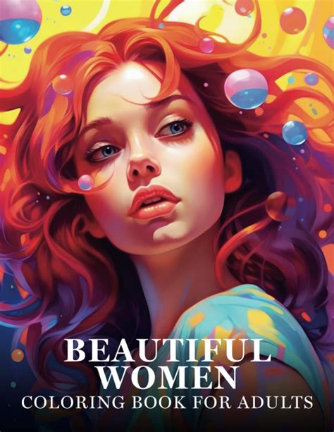 Buy Wonderful ColoringBeautiful Women Coloring Book An Elegant