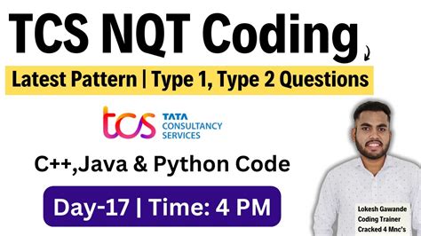 Tcs Nqt Coding Latest Pattern Questions Solutions Day Tcs Nqt