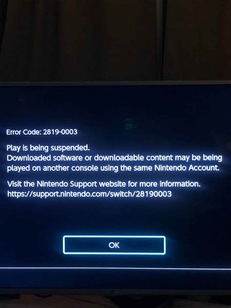 5 Ways To Fix Nintendo Switch 2819 0003 Error 2024