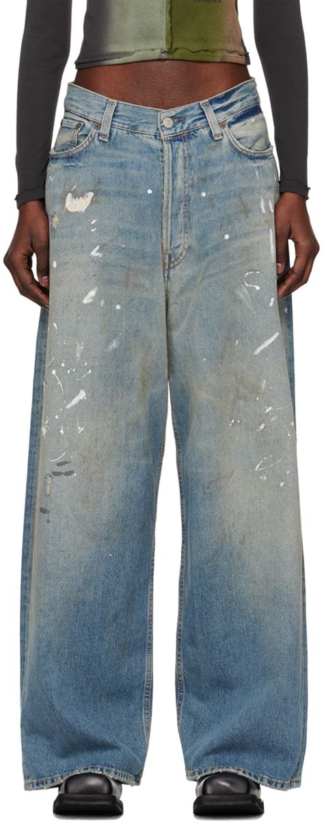 Acne Studios Jean Ample Bleu SSENSE France