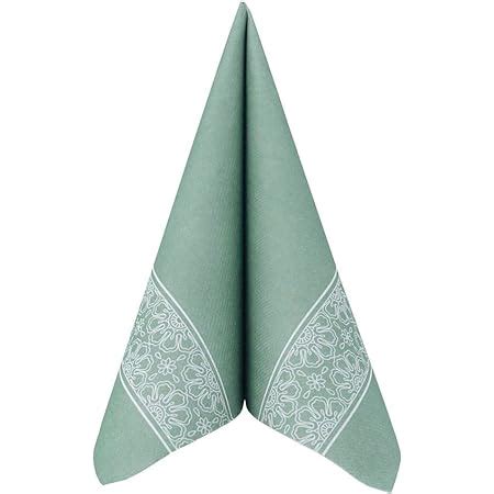 50 Servietten Spitze 40x40 cm stoffähnlich Airlaid SCARLETT Farbe