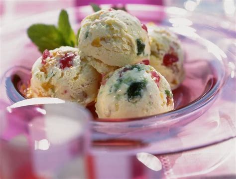 Glace Plombi Res Aux Fruits Confits Rezept