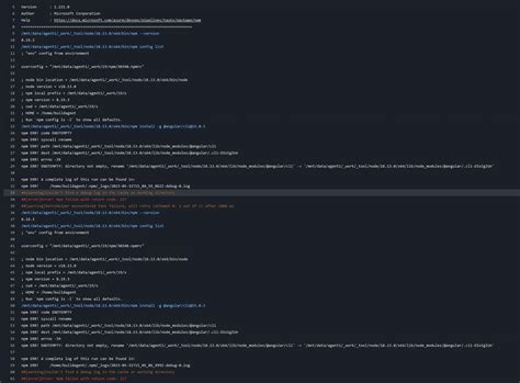 [question] keep getting error npm failed with return code 217 while installing angular cli