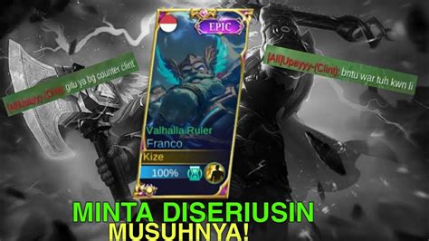 KARMA MUSUH SOMBONG BELUM MENANG UDAH BACOT AUTO BANTAI PAKE FRANCO