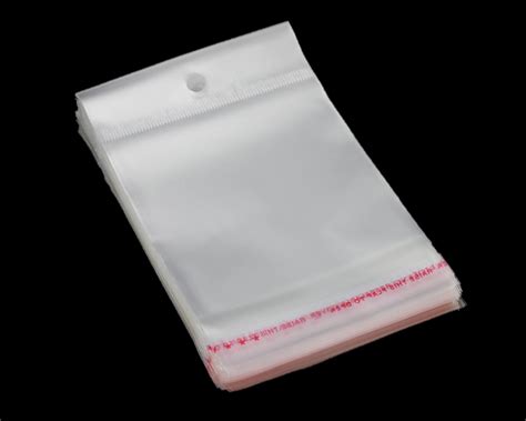 Saco Adesivado X Plastico Transparente Solapa Un
