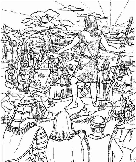 30 John The Baptist Coloring Page Lds Free Wallpaper
