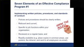 The Elements Of An Effective Compliance Program Expla Doovi