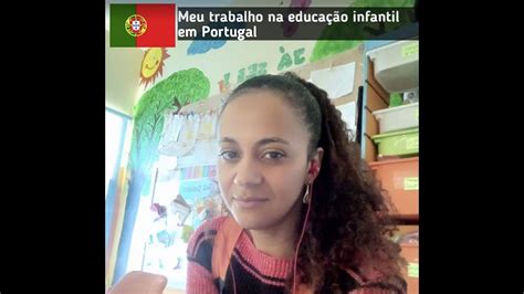 Meu trabalho na educação infantil em Portugal YouTube