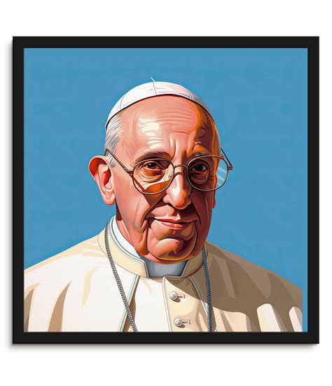 Pope Francis Famous Faces Plume