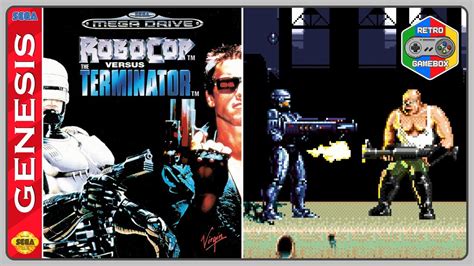 Robocop VS Terminator Sega Genesis Longplay Sega Mega Drive