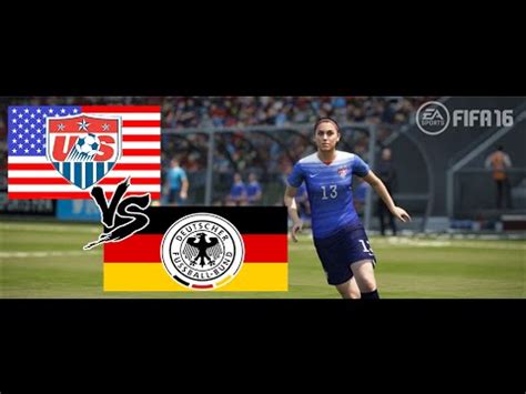 Estados Unidos Vs Alemania Selecciones Femeninas Alex Morgan Fifa