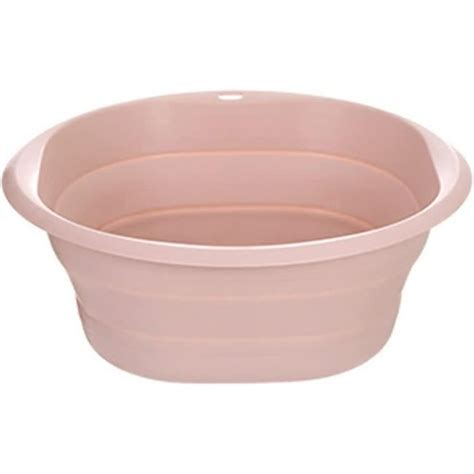 N5077 Bassin De Lavage Pliable En Plastique Durable Pour La Randonnée