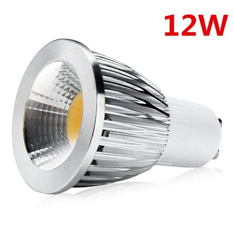 10pcs COB GU10 LED Dimmable Spotlight 12W GU10 Led Lamp GU 10 Spotlight