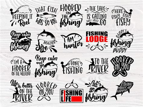 Fishing Svg Cut Files Fish Svg Bundle Funny Svg By Tonisartstudio