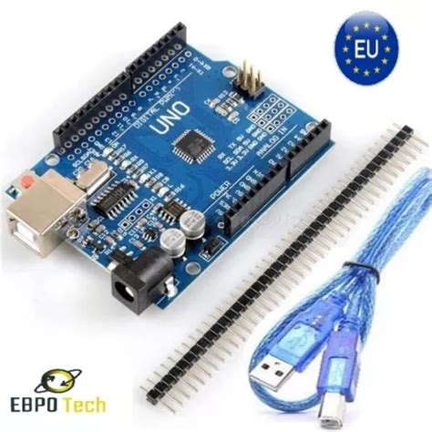 Placa Compatível Arduino Uno R3 Smd Ch340 Cabo Usb MercadoLivre