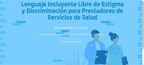 CURSO DE LENGUAJE INCLUYENTE LIBRE DE ESTIGMA Y DISCRIMINACIÓN PARA