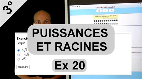 Exercice Additionner Et Soustraire Des Racines Carr Es Youtube