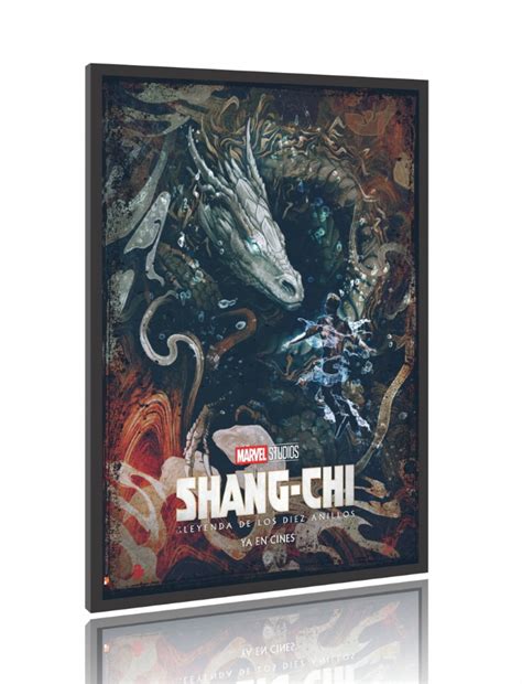 Quadro Pôster Filme Shang chi e a Lenda dos Dez Anéis M1 60x