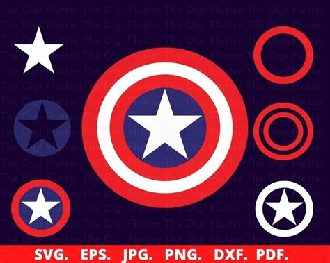 Captain America Svg Captain America Png Captain America Svg Files