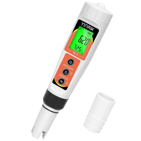 Yinmik Ph Meter Digital In Ph Ec Tds Temp Meter For Water
