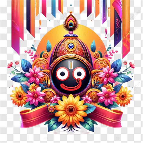 Rath Yatra Do Senhor Jagannath Balabhadra E Subhadra PNG Feliz