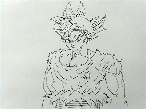 19 How To Draw Goku Mui Inspirasi Terbaru