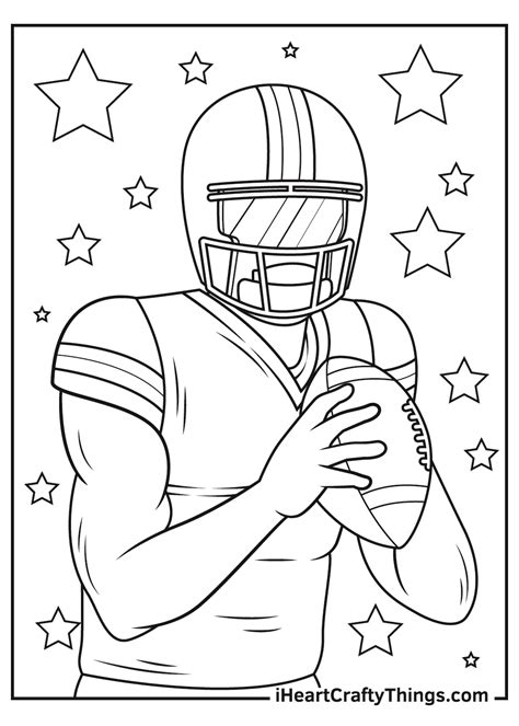 Nfl Coloring Pages Free Web On This Page You Will Find Original Nfl