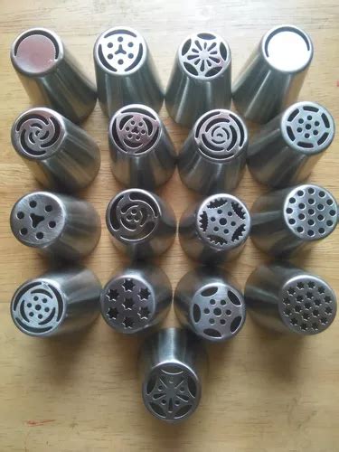 Set De 17 Duyas Rusa Tamaño Jumbo Acero Inoxidable Cople Meses