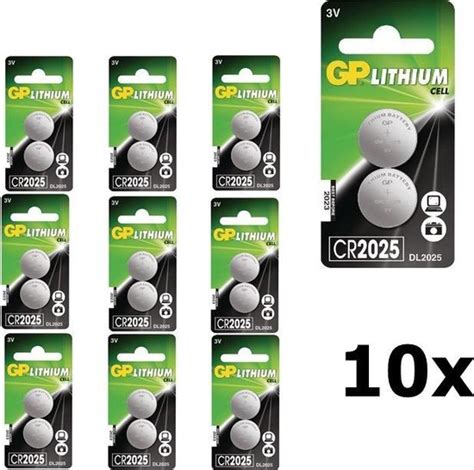 Stuks Blisters A St Gp Cr V Lithium Knoopcel Batterij