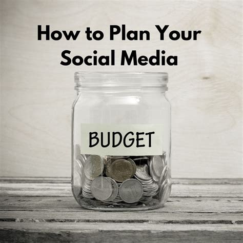 How To Plan Your Social Media Budget