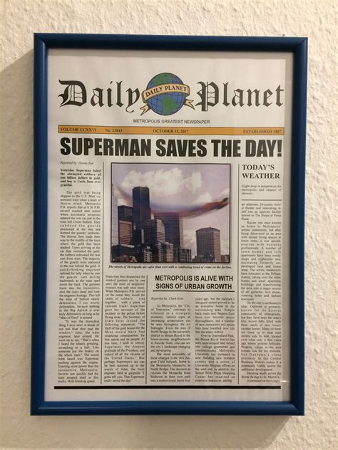 Daily Planet Fan Art Smallville Crisis On Infinite Earths Etsy