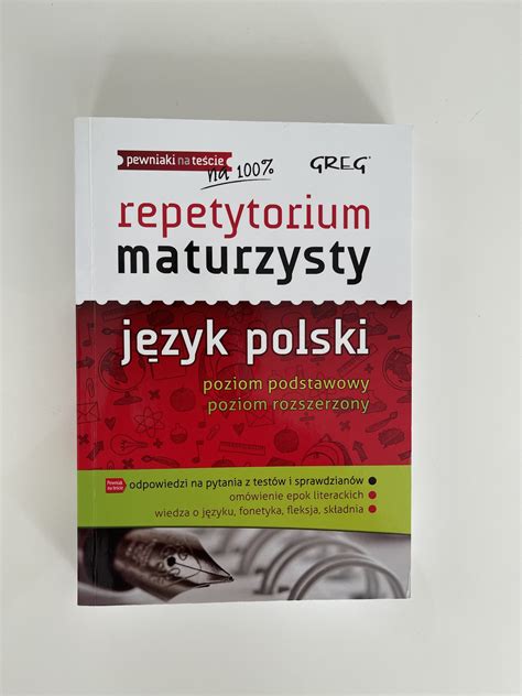 Repetytorium maturzysty język polski Greg Poznań Kup teraz na